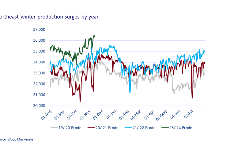 Lower 48 winter gas production surge | Wood Mackenzie