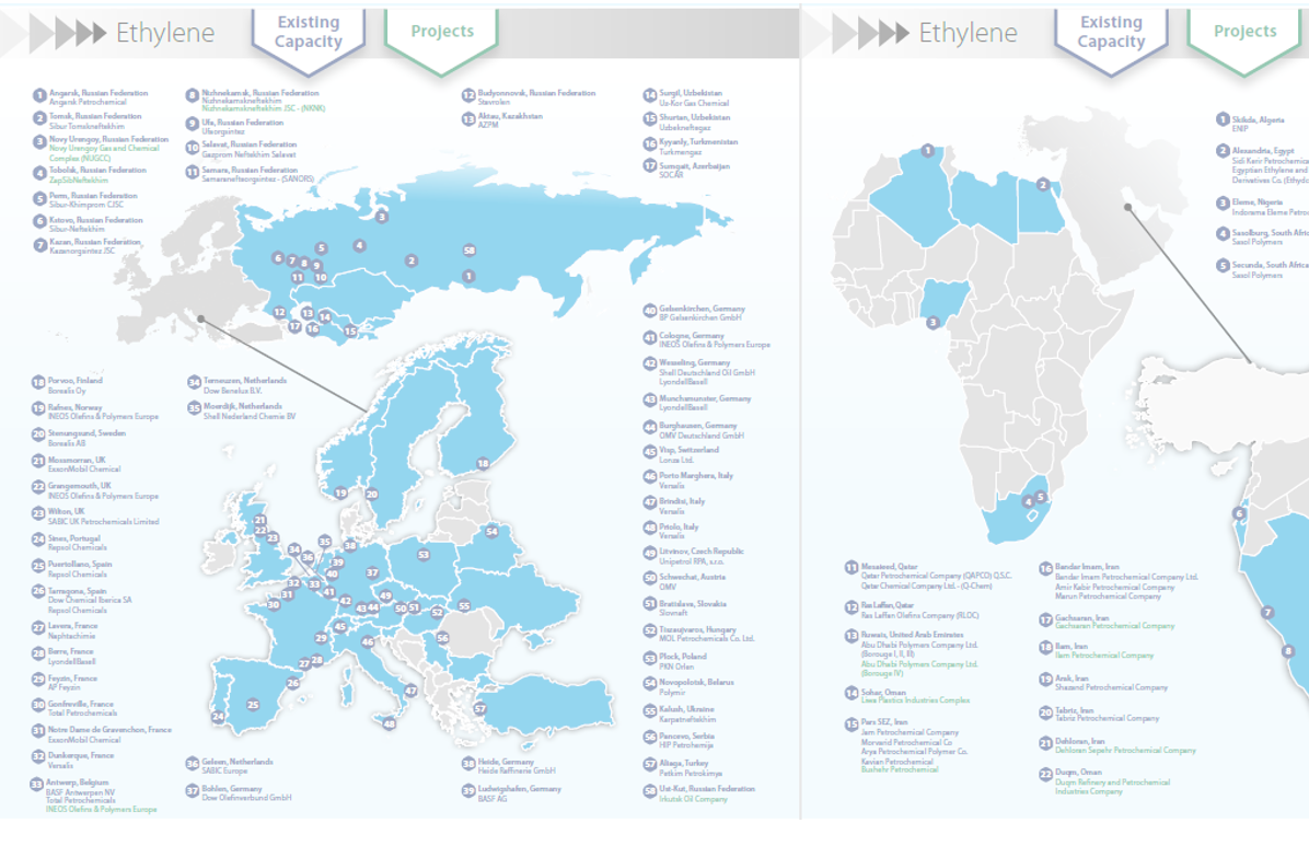 2019 global ethylene asset map Report | Wood Mackenzie